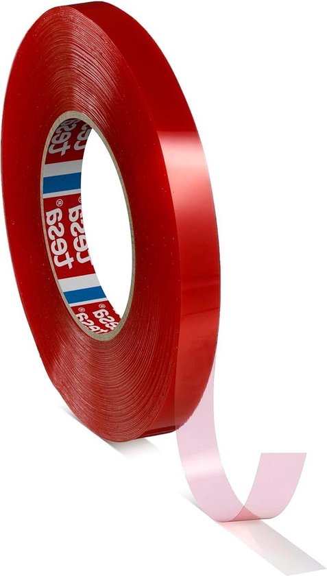 4965 Dubbelzijdig plakband hoge snijweerstand acryl top transparant 15 mm x 50 m | bol