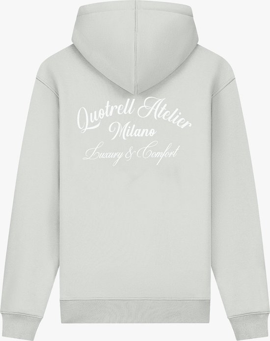 Quotrell - ATELIER MILANO HOODIE - STONE/WHITE - L | bol