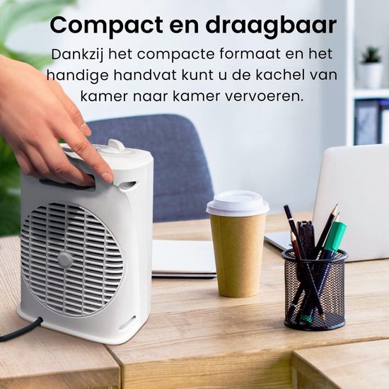 Ventilatorkachel 2000W Keramisch Elektrische Verwarming Oscillatie... | bol