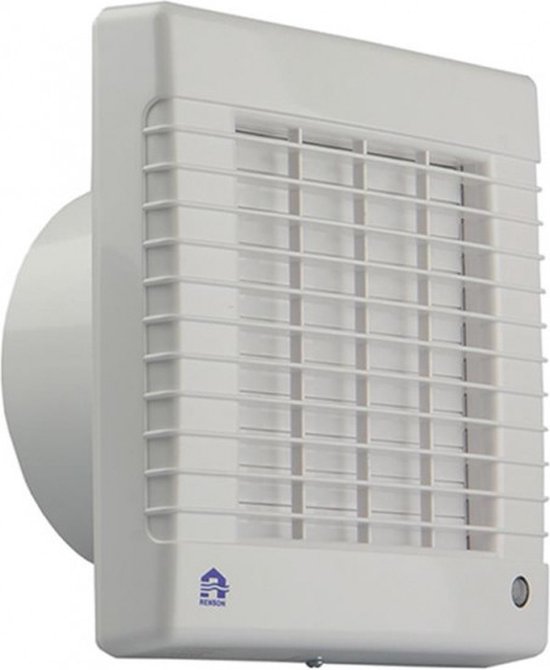Renson Ventilator 7231T met timer 12V Ø100mm wit | bol