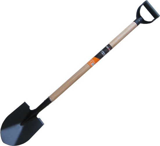 HOT Sports + Toys Schep luxe zwart metalen blad 100cm. | bol