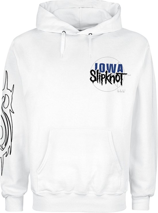 Slipknot Iowa Goat Cover Trui met capuchon wit L - Katoen - Band merch ...