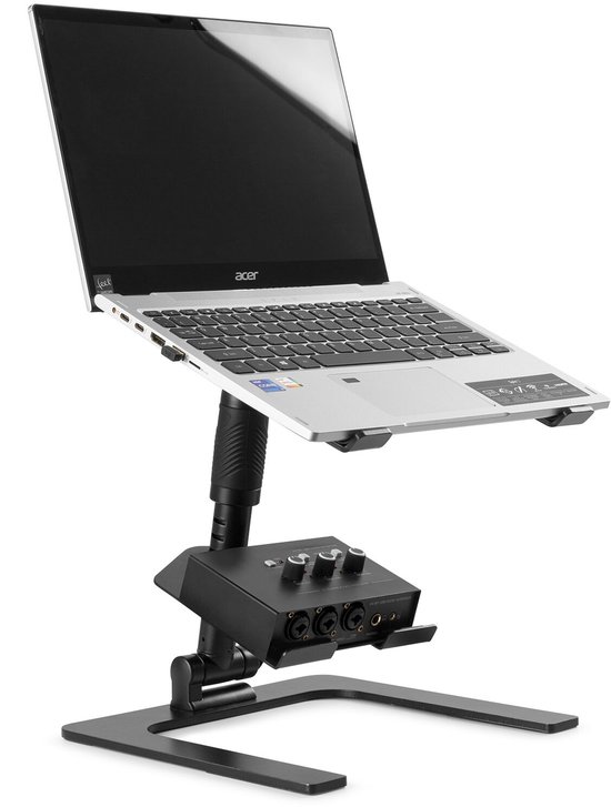 Laptop standaard verstelbaar - Vonyx DJLC2 laptop verhoger - 360 ...