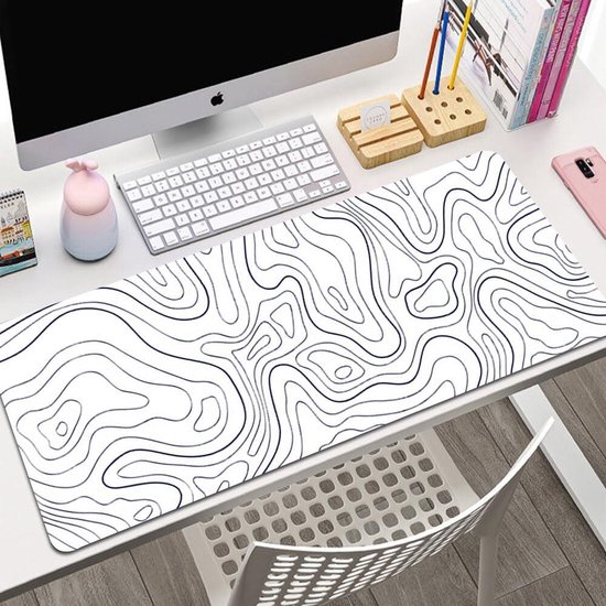 XXL gaming muismat - 850x390 mm - groot formaat - genaaide randen ...