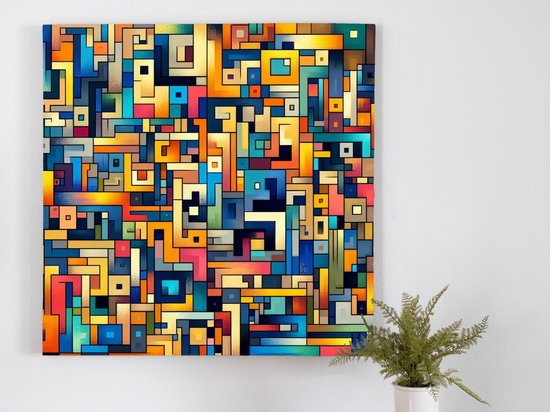 Pixel art picasso schilderij | Picasso's cubist masterpiece reimagined ...