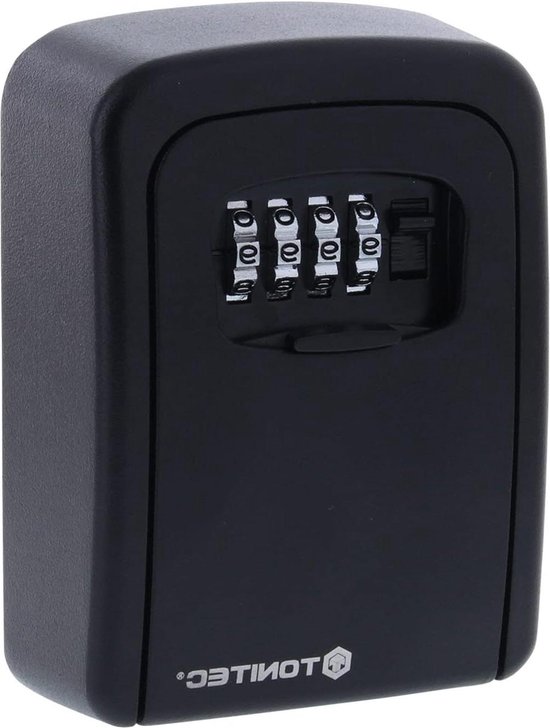 Keygarage cijfercode sleutelkluis modern opbergen - aluminium zwart | bol