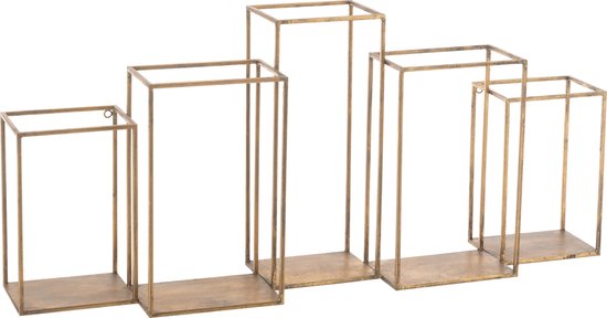 J-Line rek Multiple - ijzer - goud | bol