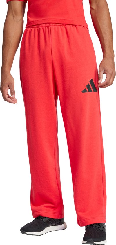 adidas Sportswear Essentials Wide Leg 3 Bar Logo Broek - Heren - Rood ...