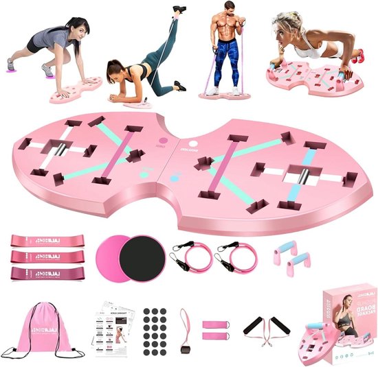 Upgraded Push Up Board 32 in 1 - Home Workout Set met Opvouwbare Push ...