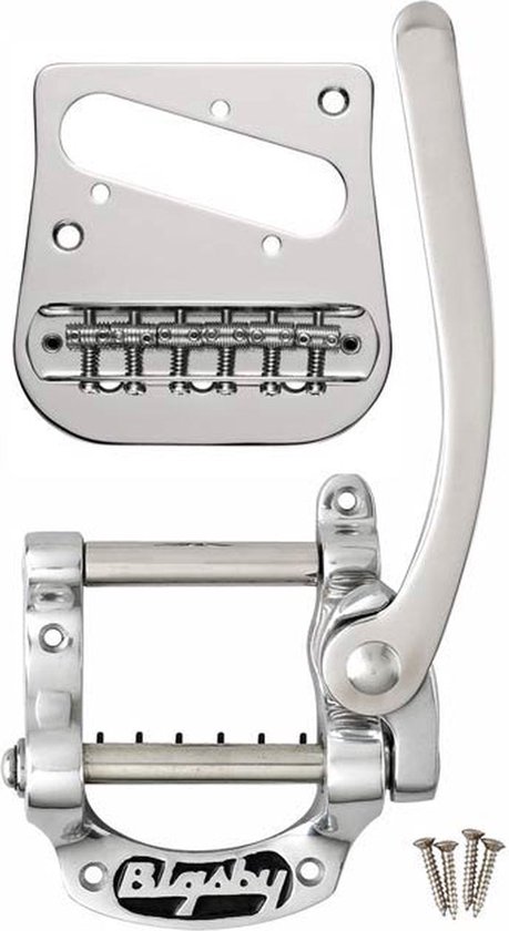 Vibrato Tailpiece kit, chrome, for Telecaster | bol