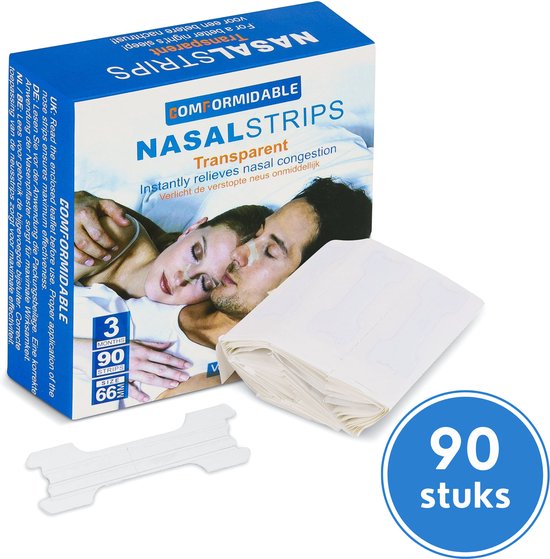 Comformidable® Neusstrips Transparant – Anti Snurk Strips ...
