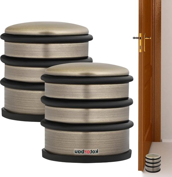 Deurstopper Set van 2 - deuren vrijziend deurbuffer - hoog gepatineerd ...