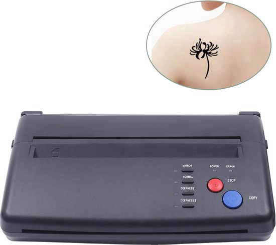 Tattoo Stencil Machine, A4 Thermische Kopieerapparaat, Zwart. | bol
