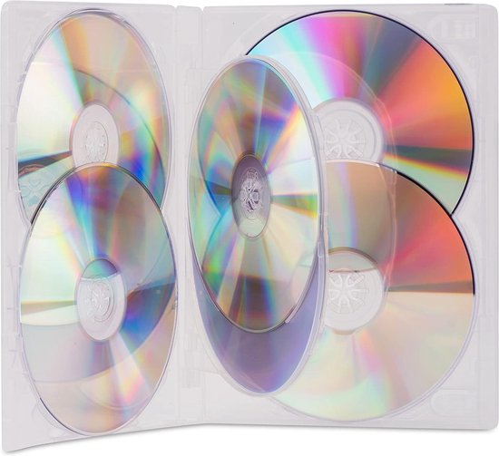 DVD Multi 6 Case - 6 Way Multibox in Clear - Dragon Trading - Voor 6 ...