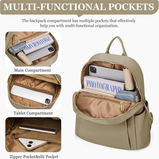 Compacte Elegante Dames Rugzak voor Moderne Vrouw | bol