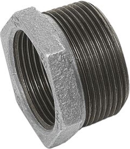 verloopring gegalvaniseerd, buitendraad x binnendraad 1.1/2 x 3/4 inch | bol