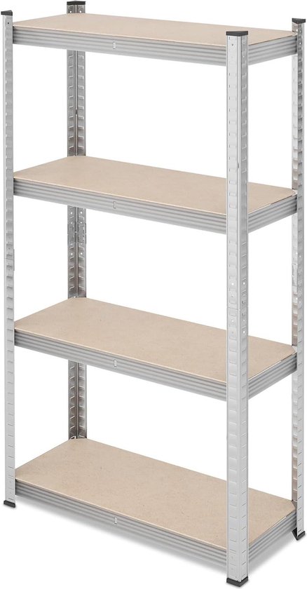 138x70x30 cm stellingkast van 200 kg verzinkt staal - stellingrek voor ...