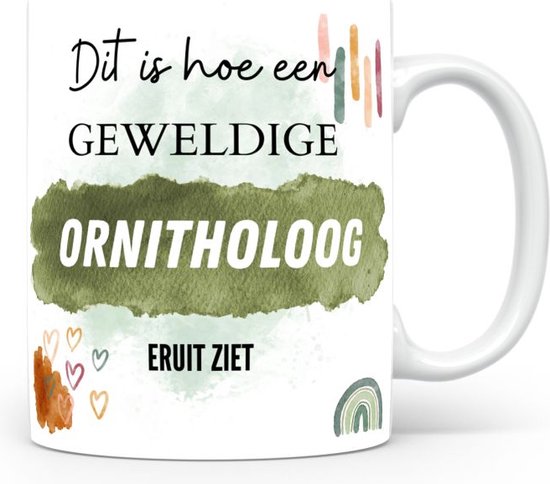 Mok bedrukken met beroep Ornitholoog | bol