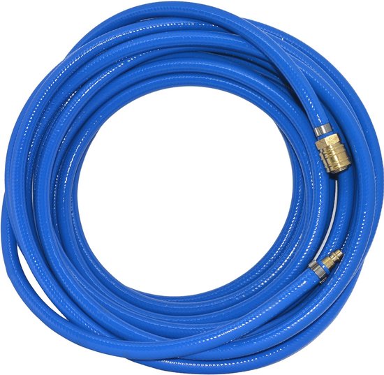 Persluchtslang 5-50 m - Weefselslang voor Compressors met Snelkoppeling ...