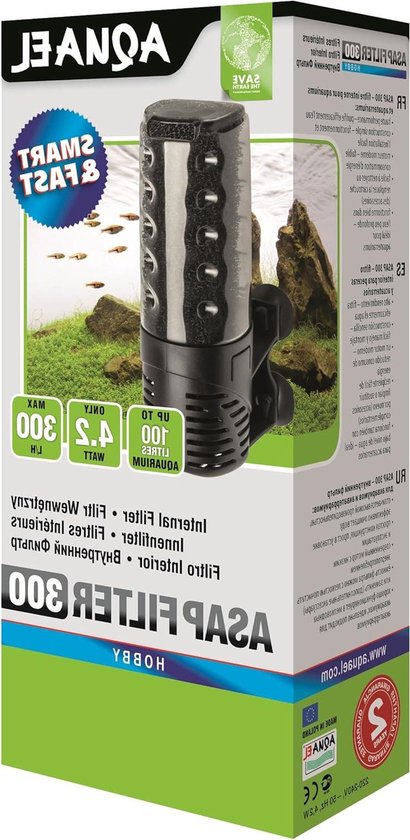 Aquaria 300 Liter/Uur Filter - Snelle Levering met ASAP optie | bol
