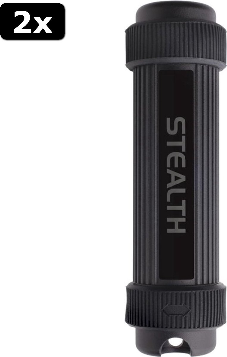 2x Corsair Survivor Stealth (V2) - USB-stick - 64 GB | bol.com