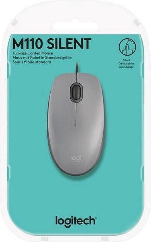 Logitech M110 - Silent Muis - Grijs | bol.com