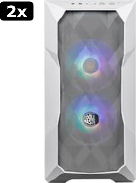 2x Cooler Master MasterBox TD300 Mesh - Minitowermodel | bol.com