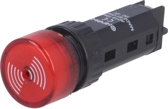 Inbouw lichtzoemer - 80dB - 12V - Rood | bol