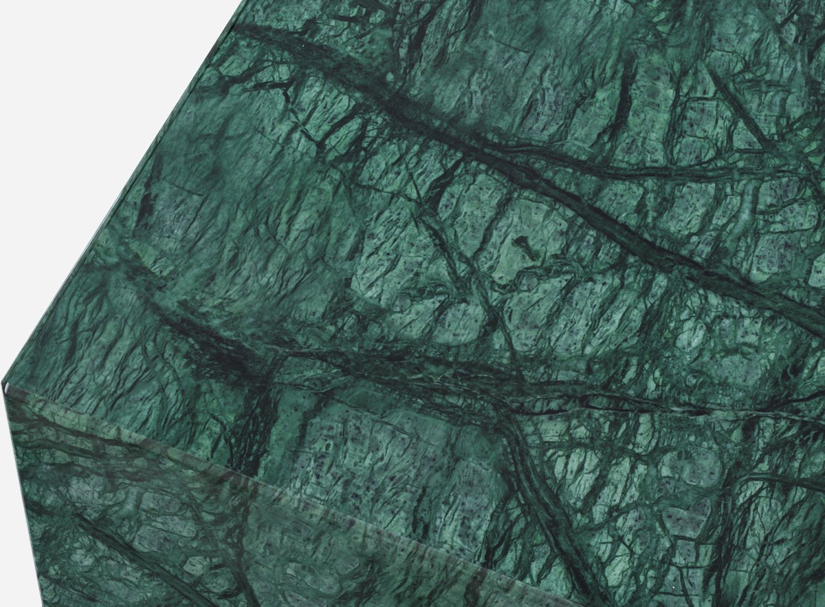 Table basse Bloc de marbre - Vert Inde - 100 x 60 x 27 - Poli | bol.com