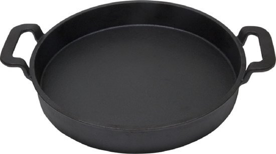 Grill Guru - Gietijzeren Pan - Grid Cast Iron - Fry Pan | bol.com
