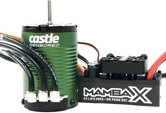 Castle Creations - Mamba X SCT - Combo - 1-10 Extreem SCT regelaar met 1410-3800... | bol