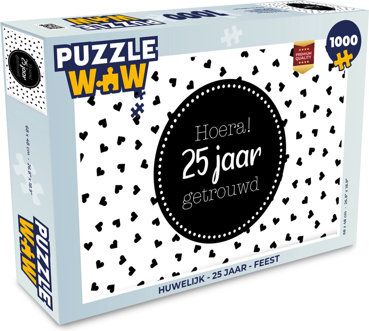 Puzzel Huwelijk - Hoera! 25 jaar getrouwd - Quotes - Spreuken ...