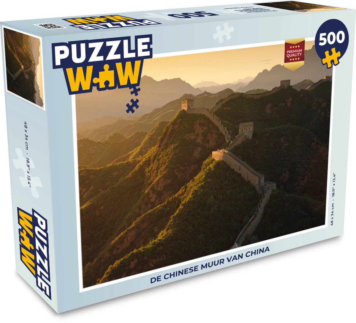 Puzzel De Chinese Muur van China - Legpuzzel - Puzzel 500 stukjes | bol.com