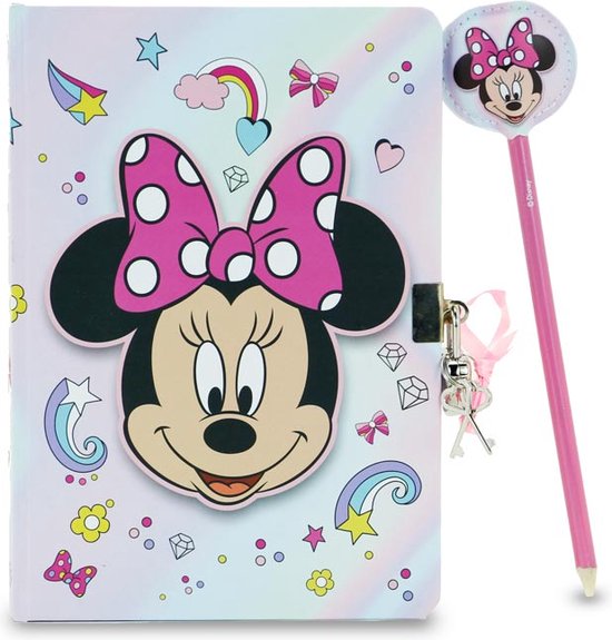 Disney Minnie Mouse - Diary with Pen - Gift Set - Laugh | bol.com
