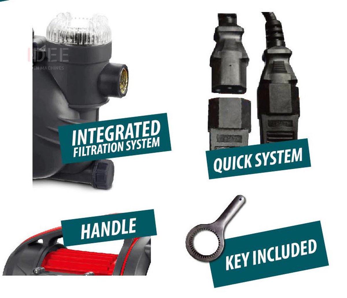 MASTER PUMPS RVS grondwaterpomp 1100w | bol.com