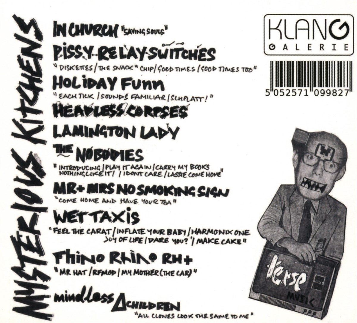 Severed Heads & Various Artists - Mysterious Kitchens (CD), Severed ...