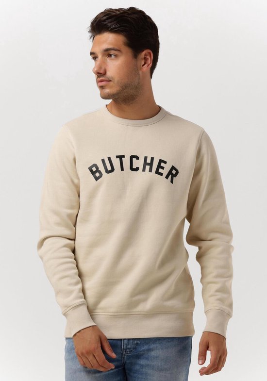 Butcher Of Blue Butcher Army Crew Truien & Vesten - Beige | bol.com