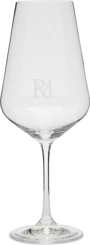 Riviera Maison Wijnglas - RM Monogram Wine Glass - Transparant | bol.com
