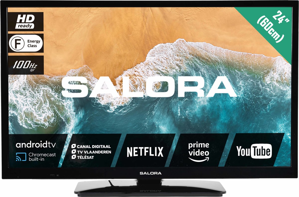 Salora 24MBA300 tv 61 cm (24") HD Smart TV Wifi Zwart | bol