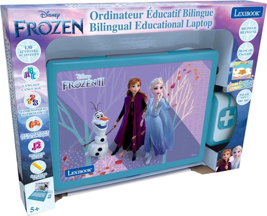 Frozen tweetalige educatieve laptop - 130 activiteiten (Engels/Frans ...