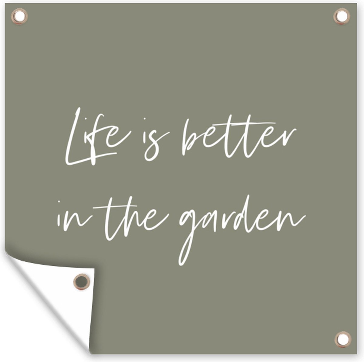 Tuinposter - Quotes - Tuin - Engels - Tekst - Spreuken - Zomer - Life ...