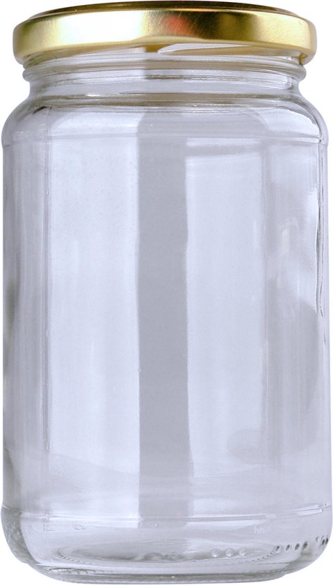 Lege Jampotjes / Jampotten / Jampot 370ml met deksel 6 stuks! | bol