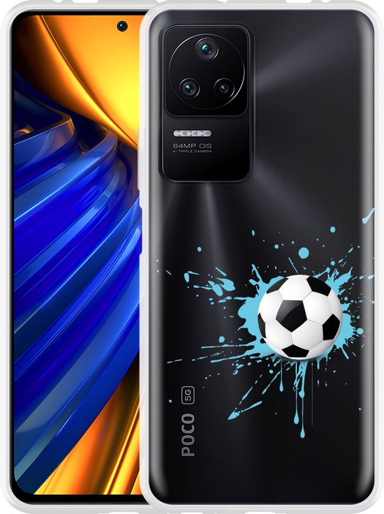 Poco F4 Hoesje Soccer Ball - Designed by Cazy | bol