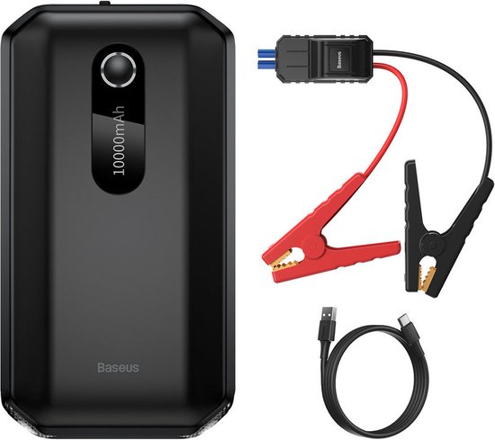 Baseus Auto Jump Starter Powerbank, Noodstroom Accu 10.000 mAh ...