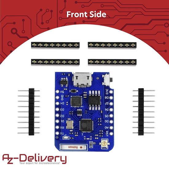 AZDelivery D1 Mini Pro compatibel met Arduino inclusief E-Book! | bol