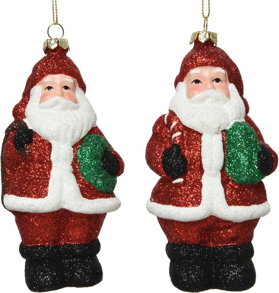 Kerstman kunststof 2ass candy stick santa with treeDecoris | bol.com