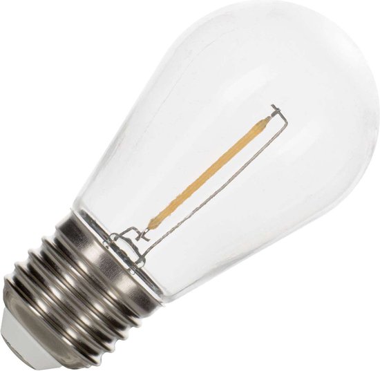 Bailey LED filament helder peer E27 2700K 1W 90lm IP44 (142755) | bol