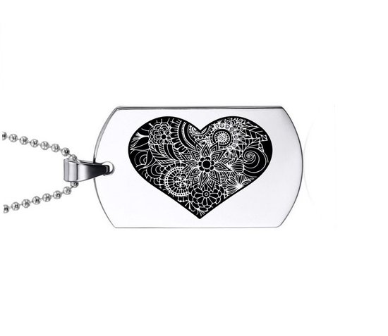 Ketting RVS - Hart | bol.com