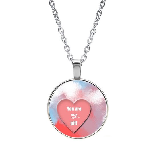 Ketting Glas - You Are My Gift | bol