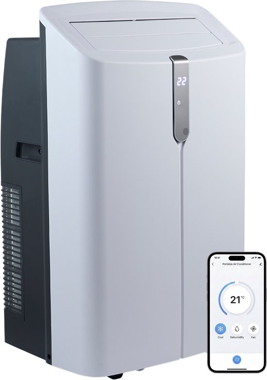 Evolar Mobiele Smart Airco - 12000 BTU - Ultra Stil - Koelen ...